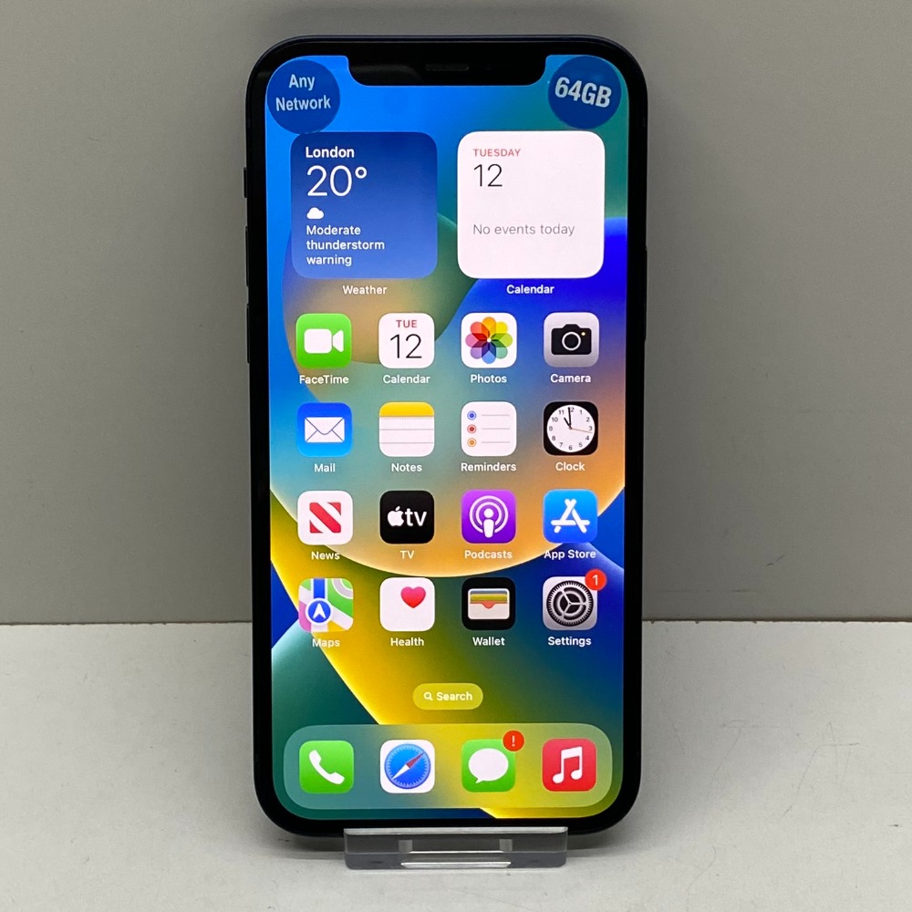 Pre-owned Apple iPhone 12 Unlocked Model A2403 64GB in Black - Own4Less